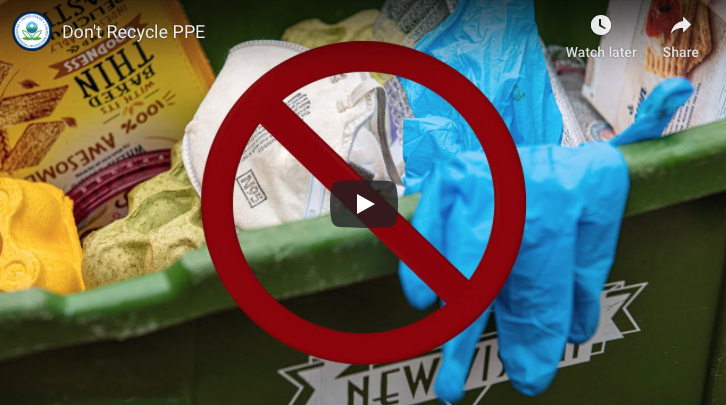 EPA Recycling and PPE Disposal Reminders During COVID-19 - Marin ...