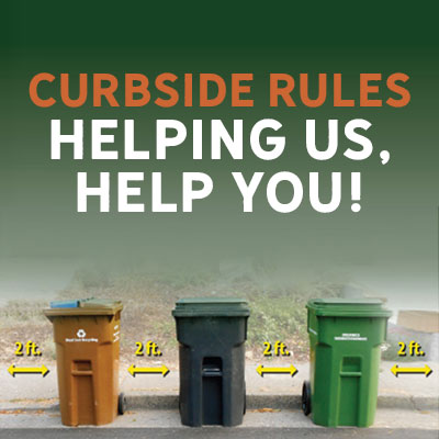 Curbside Rules - Helping Us, Help You! - Marin Sanitary Service